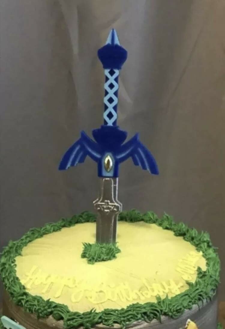 Zelda Sword Cake Topper Customized | eBay