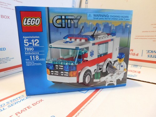 NIB LEGO City Ambulance Set #7890 Complete With Mini-figure | eBay