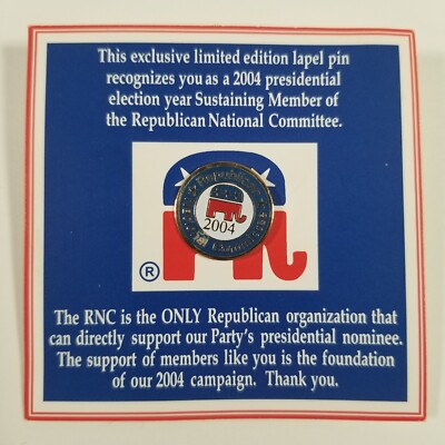 Republican National Committee Pin 2014 Political Pin on Original ...