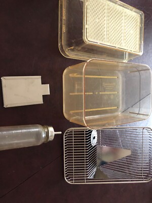 Mouse cage set, 5 pieces complete set, autoclavable, for laboratory ...