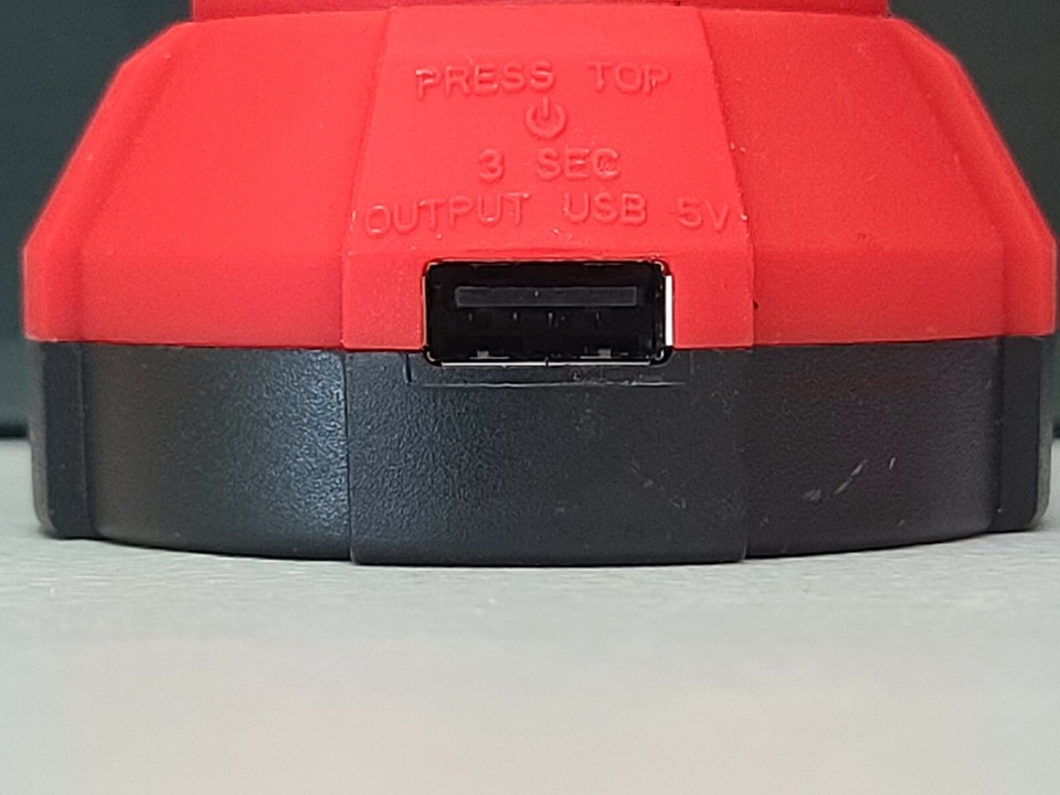 MobilePower LED Flashlight Charcoal Red Green Blue Work Light Hazzard ...