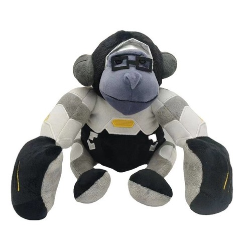 Jumbo Winston Overwatch Figure Anime Plush Doll Gorilla Cute Stuffed ...