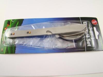 3 in 1 Set- Knife Fork & Spoon-BackPacking-Camping-Mining-Prospecting ...
