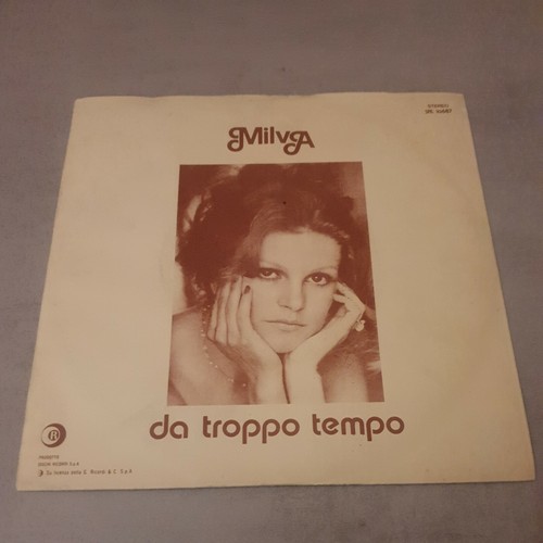Milva De Trop Temps I Toits Rouges Di Casa Mia 45 Italie Press 1973 ...