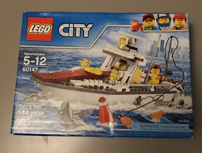 Lego City Fishing Boat Set 60147 NISB Retired | eBay