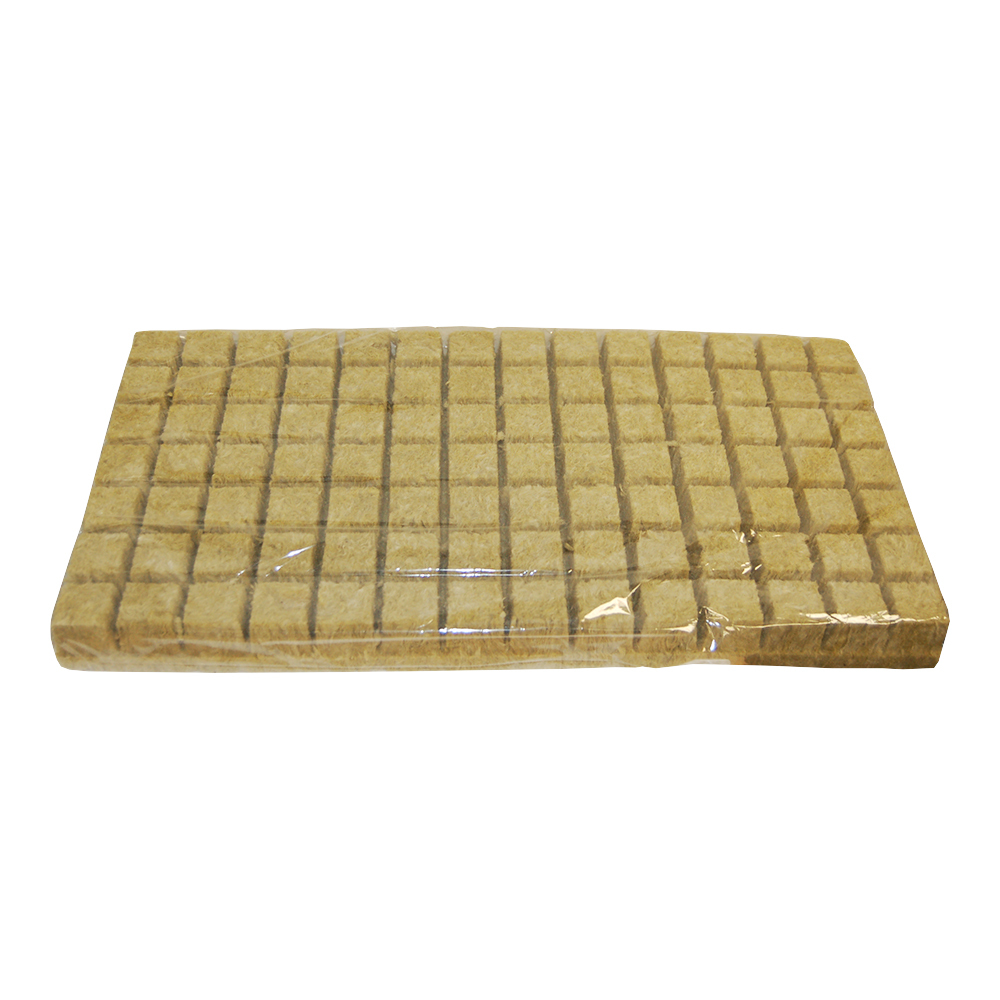 Grodan 1 Inch Rockwool Slab (96 Cubes) Hydroponics Propagation Grow ...