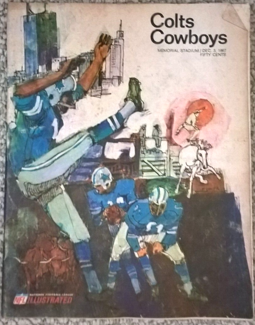 1967 Baltimore Colts v Dallas Cowboys Program 12/3/1967 | eBay