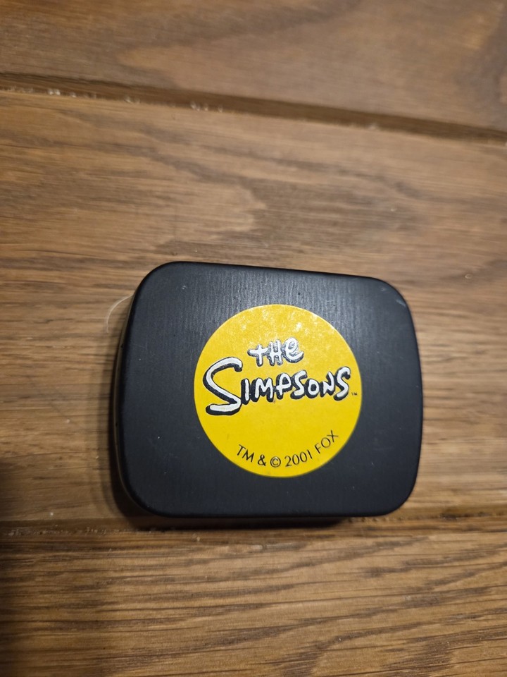 Homer Simpson 'D'oh' pewter pin badge with original 'The Simpsons' case ...