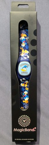 Disney Classic Donald Duck Expressions Blue Magic Band Plus Unlinked ...