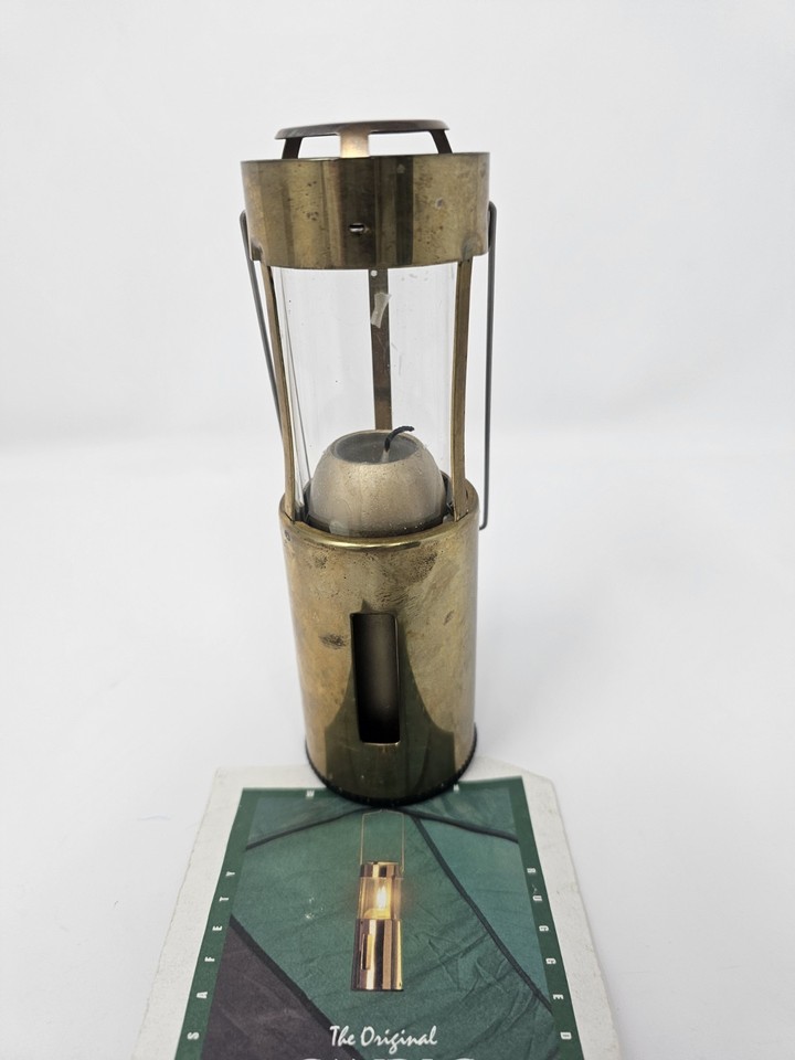 Vintage REI Brass Telescopic Candle Lantern Lamp Camping Hiking Made in ...
