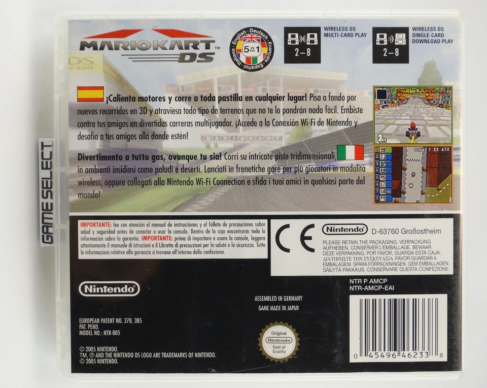 Mario Kart DS Super BROS Nintendo DS 2DS 3DS PAL ESP Avec Manuel | eBay