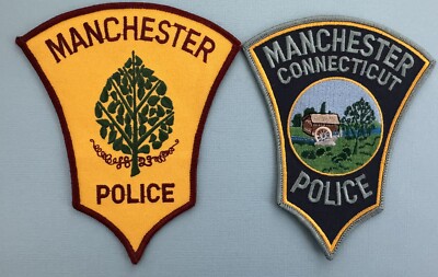 Manchester Connecticut Police Department Shoulder Patch Set | eBay