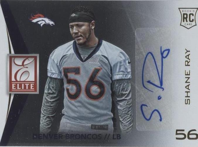 2015 Panini Donruss - Elite Rookie Signatures Shane Ray #ERS-SR (AU, RC ...