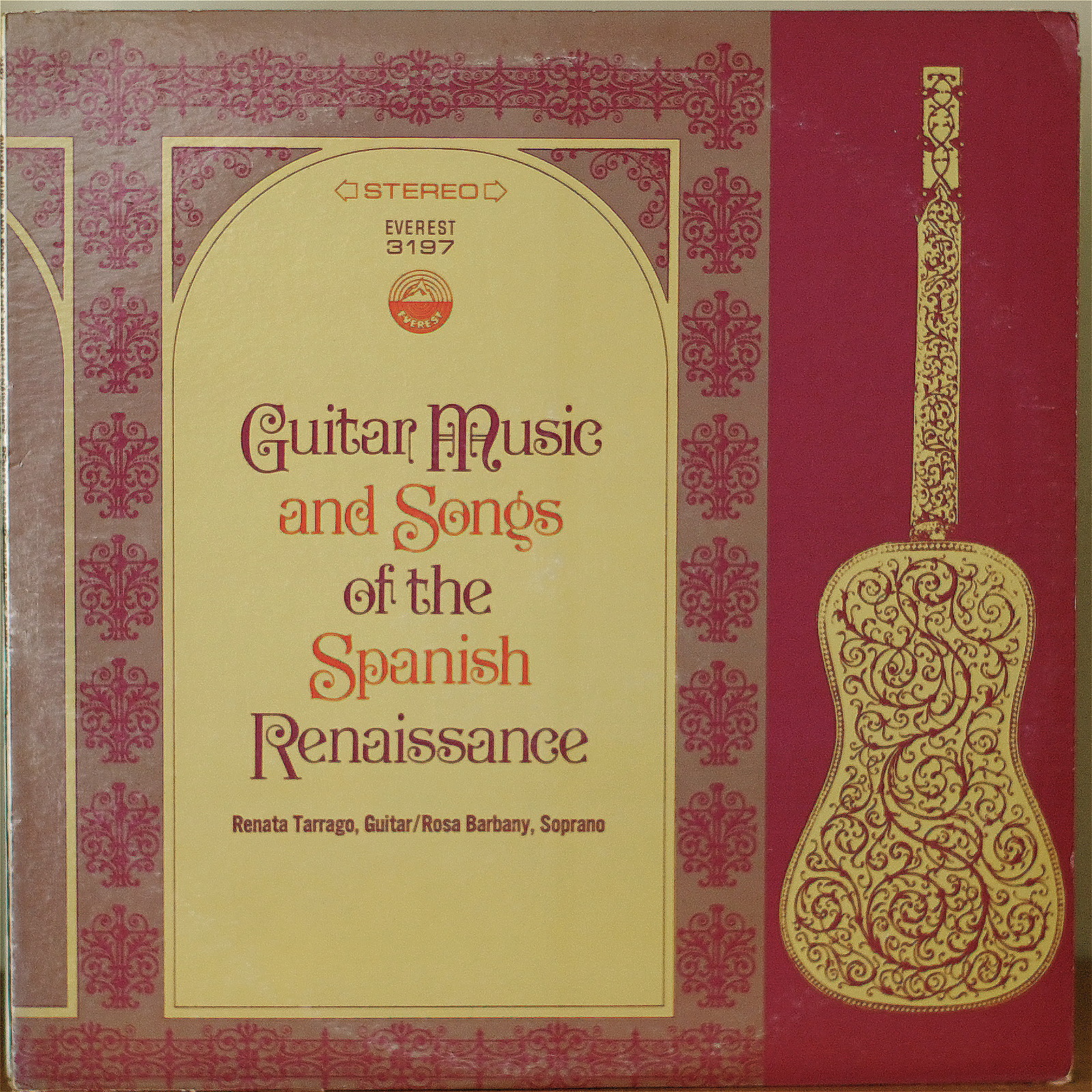 GUITAR MUSIC AND SONGS OF THE SPANISH RENAISSANCE-NM1968LP Renata ...