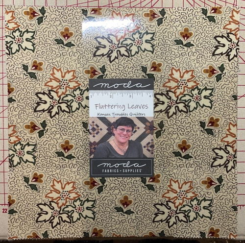 Moda FLUTTERING LEAVES Layer Cake 42 10" Squares Floral #38080LC Civil ...