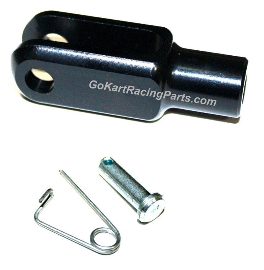 (2) Throttle Rod Clevis Kit Aluminum Gas Brake Pedal Linkage Set Go ...