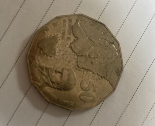 Rare 1998 50 Cent Coin - Discovery Of Bass Strait | eBay