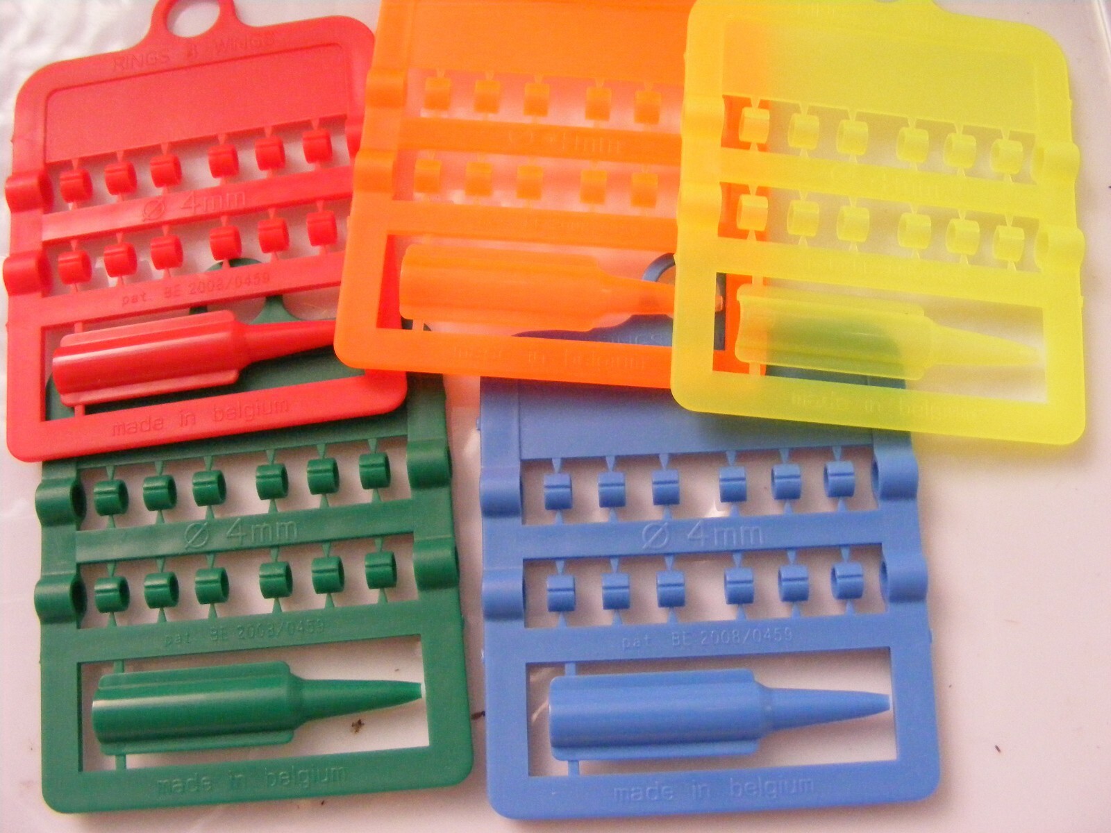 60 X Finch bird rings leg bands split plastic colours2.5mm Australian ...