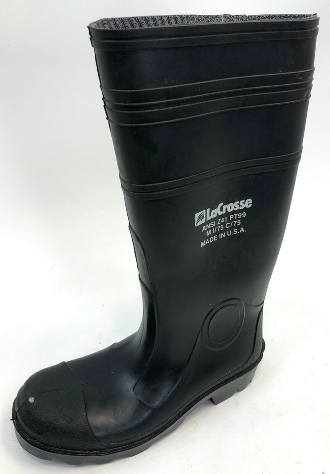 Lacrosse Steel Toe Work Laboratory Boots Waterproof Rubber ANSI Z41 ...