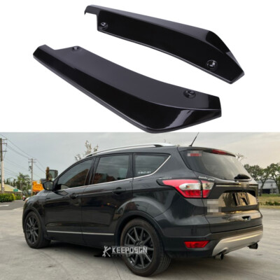 For Ford Kuga Rear Spats Lip Bumper Spoiler Diffuser Wrap Angle ...