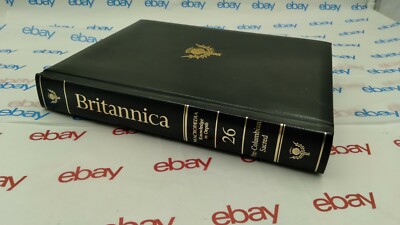 1987 VOLUME 26 Encyclopedia Britannica 15th Edition Leather | eBay