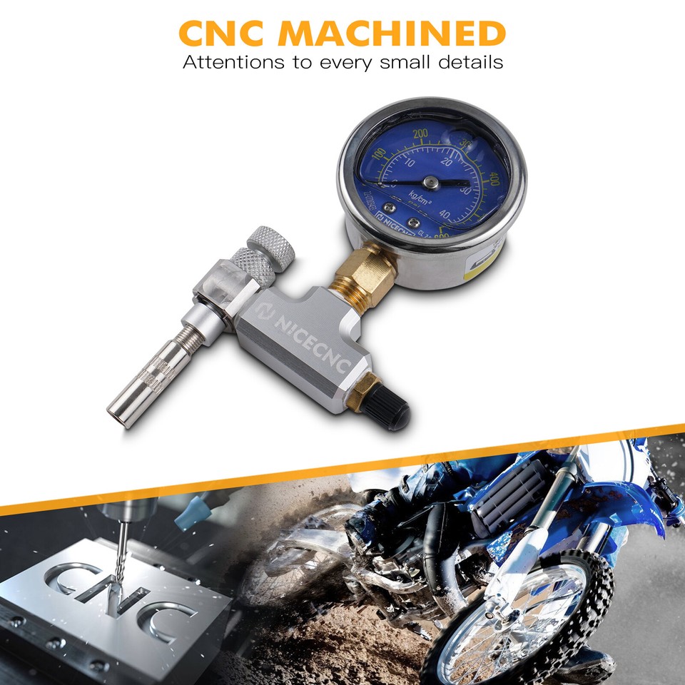 CNC 600PSI No Loss Chuck Nitrogen Filling Tool Kit For Schrader Valve ...