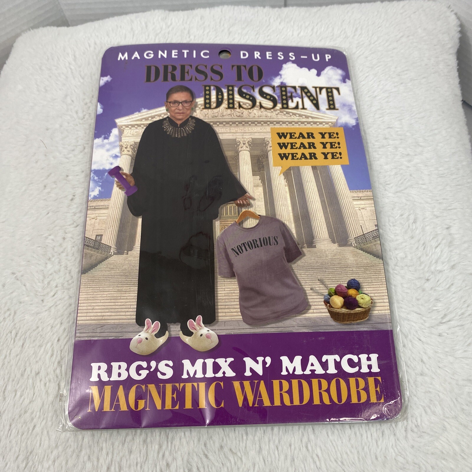 RBG Dress To Dissent Ruth Bader Ginsberg Magnetic Wardrobe Toy Game ...