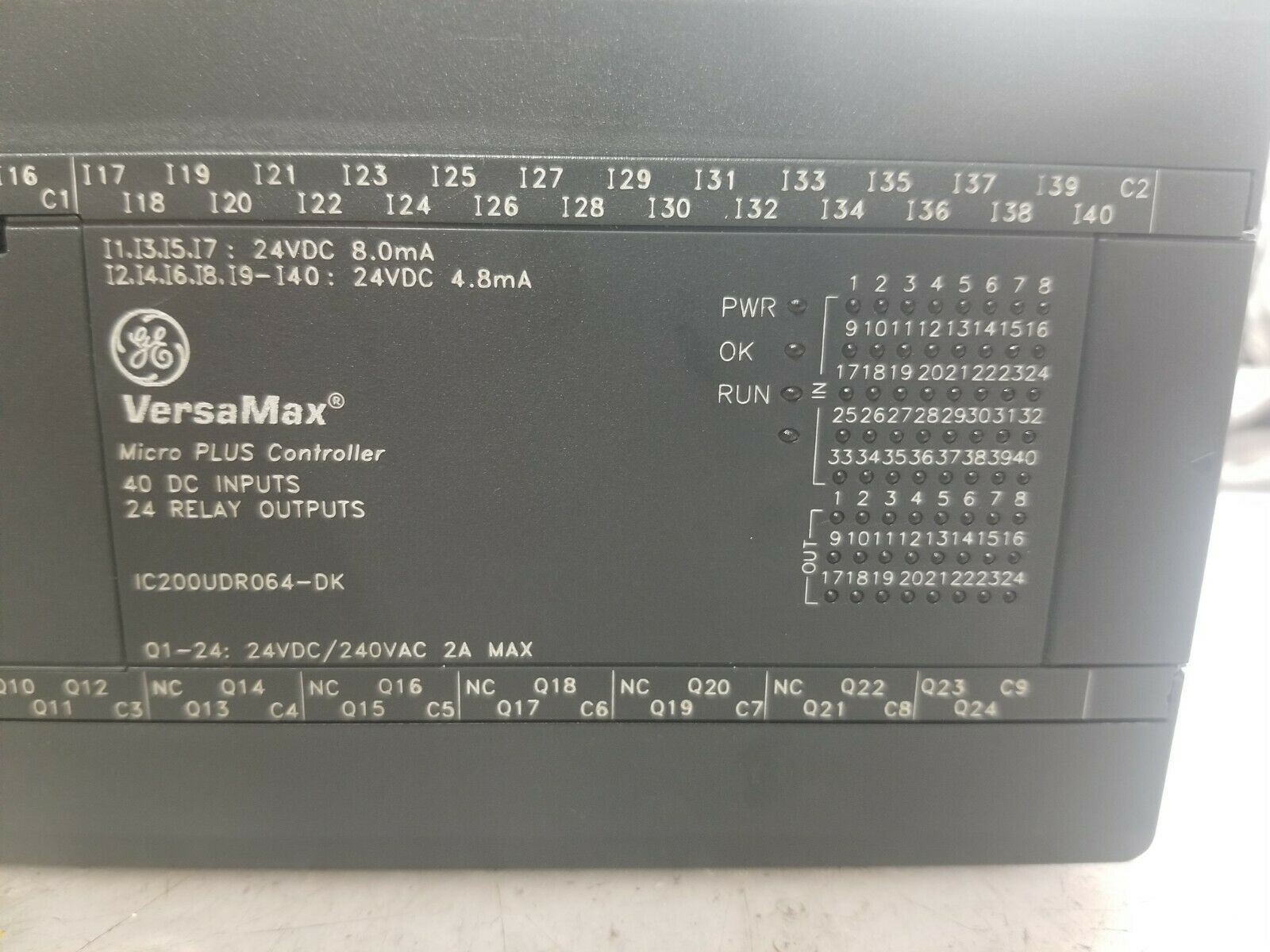 NEW GE VERSAMAX IC200UDR064-DK MICRO PLUS CONTROLLER 64 POINT 24 VDC | eBay