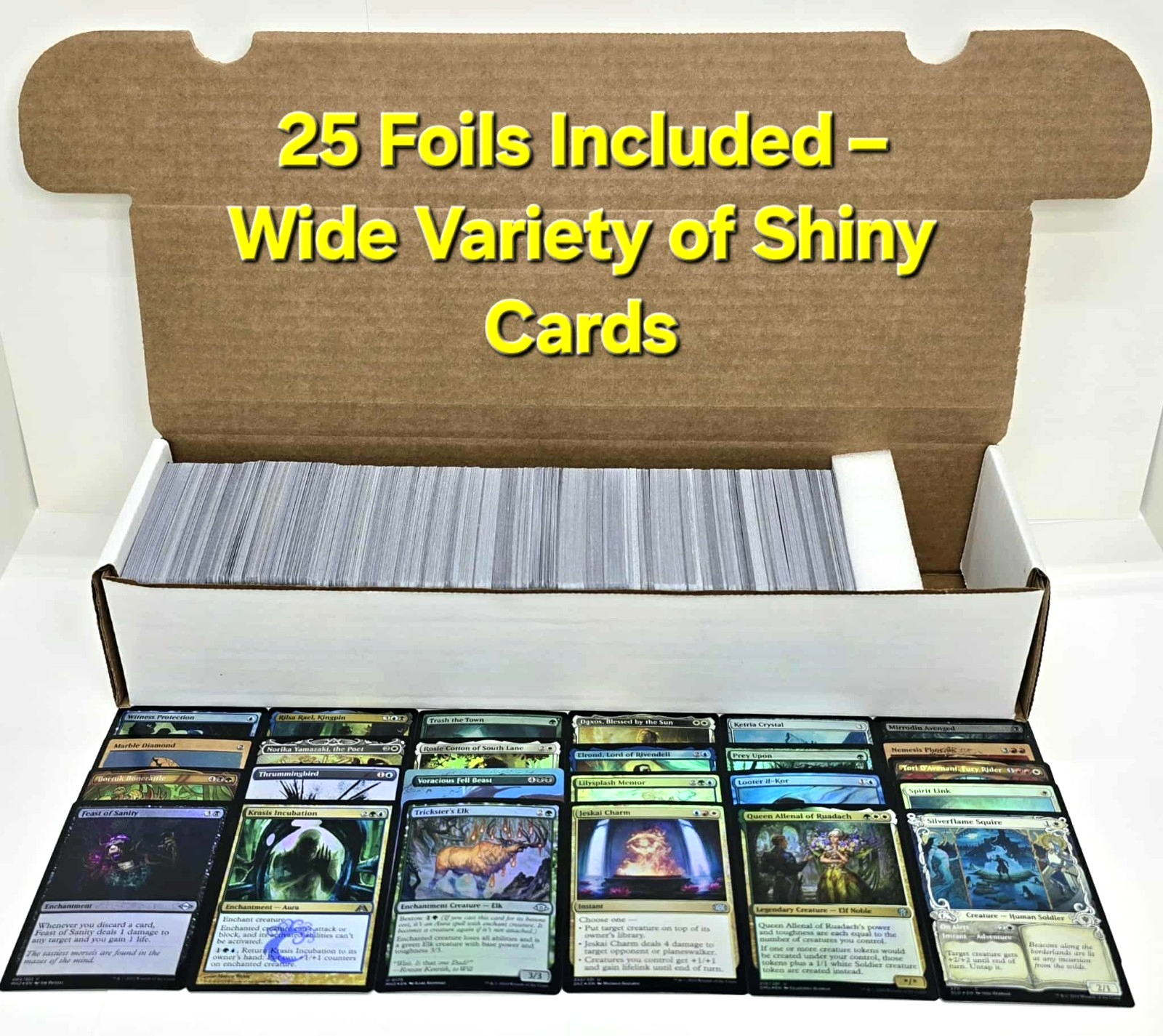 MTG Bulk Box – 1,050 Magic Cards – Includes Rares & Foils – Huge ...