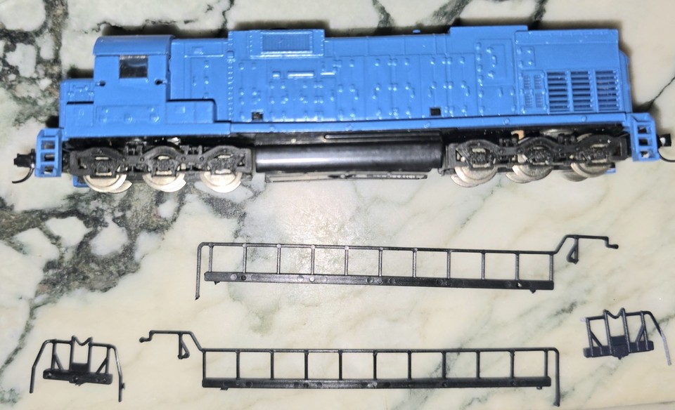 RARE N Scale 1/160 Con Cor Alco C636 Undecorated Sky Blue With MTL ...