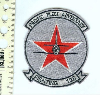 Military Patch USN Pac Fleet AdverSary Squadron VF-126 | eBay