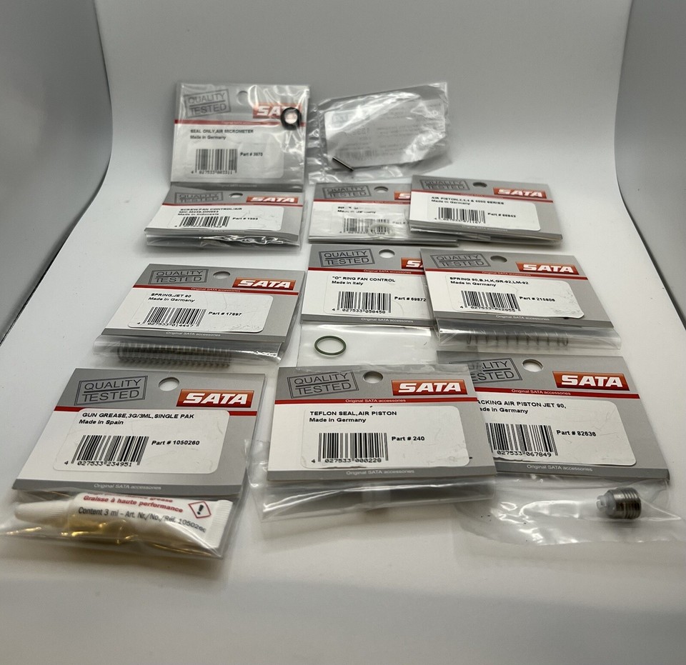 SATA JET 2000 under SER#200,000 JET90 Rebuild Kit DPSRBKGen 1 ALL NLA ...