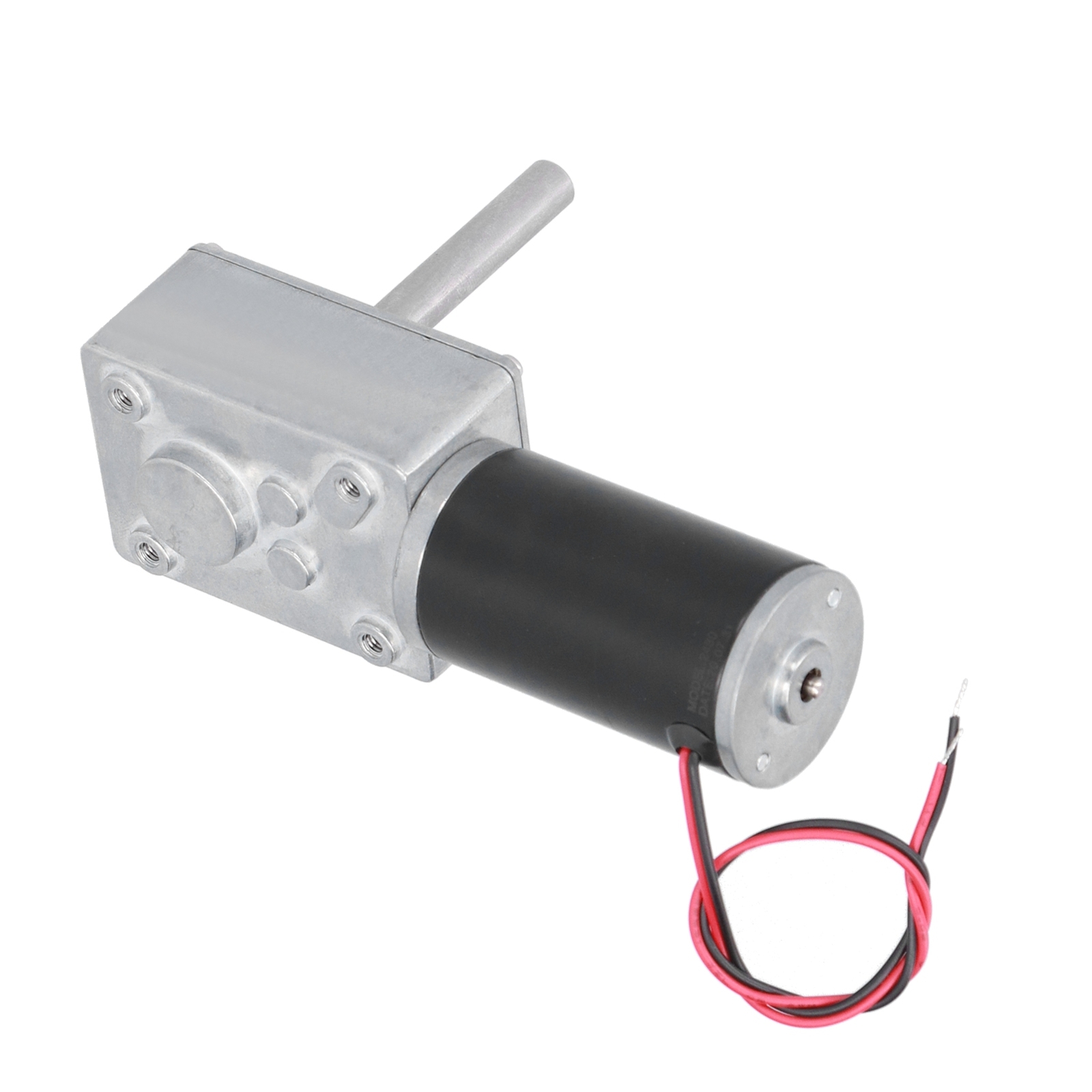 DC24V 12RPM Worm Gear Motor Self Locking Mini Electric Gear Box Reducer ...