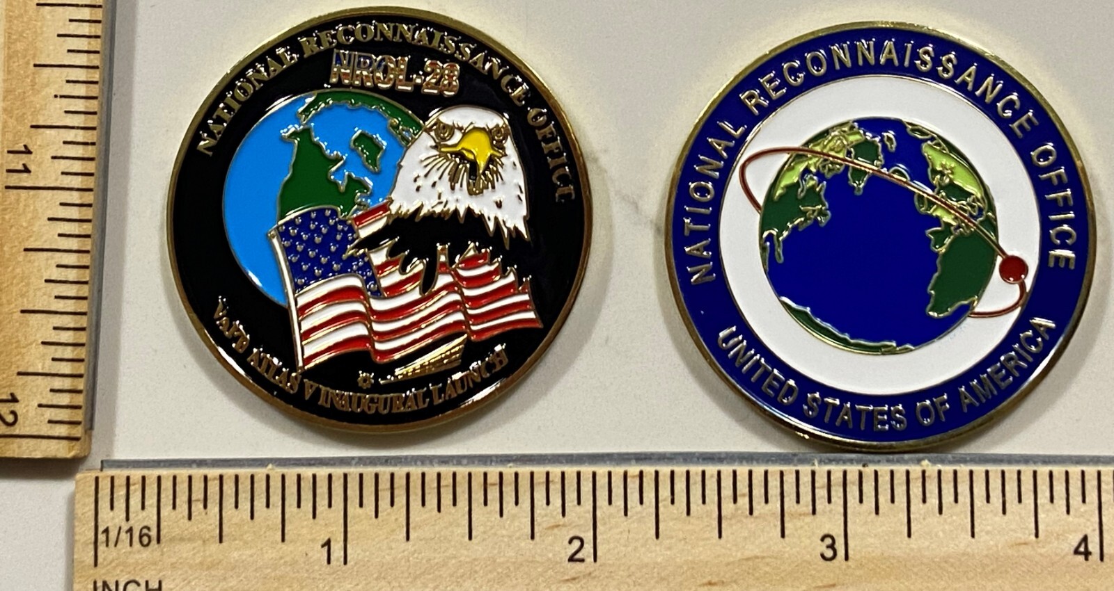 MILITARY BLACK OPS CHALLENGE COIN - NROL-28 VERSION (B) INAUGURAL ...