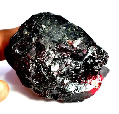 443.40 Ct Natural Red Brown Painite Rough Facet Top Quality Mogok ...