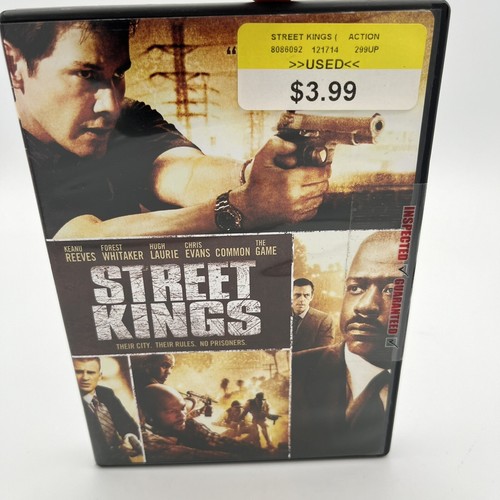 Street Kings DVD Keanu Reeves Forest Whitaker Cop Police Drama Crime ...
