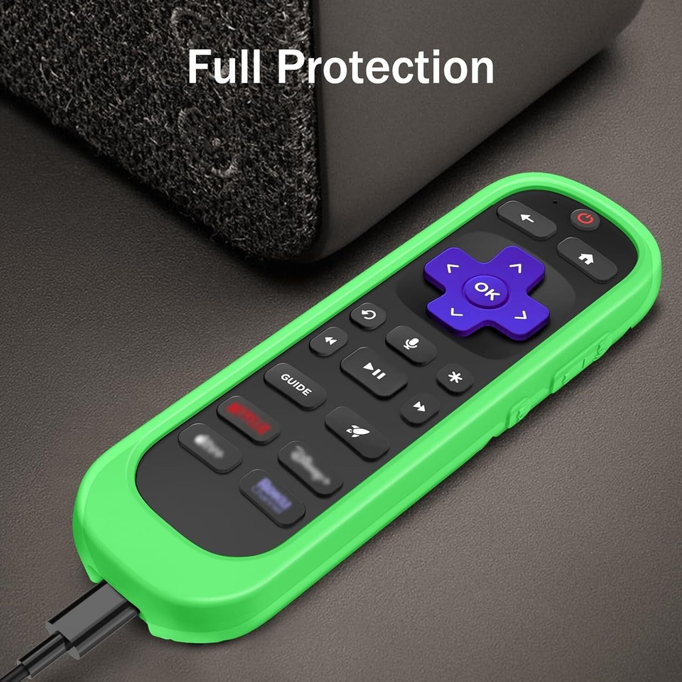 Protective Case for Roku Voice Remote Pro (2nd Edition) Anti Slip ...