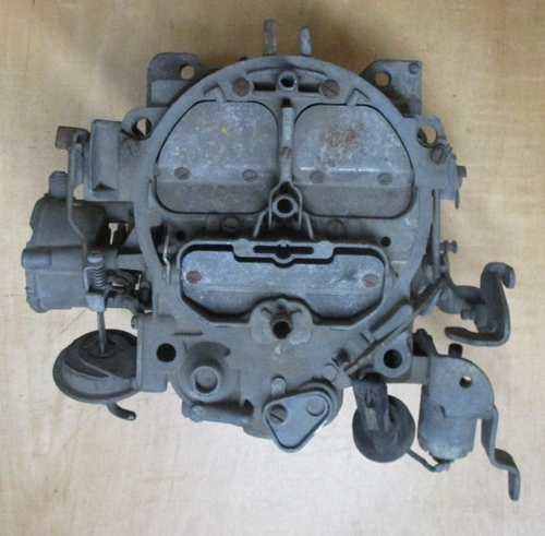 USED 4 BARREL ROCHESTER Q-JET CARBURETOR 17057253 APW 0777 PONTIAC ...