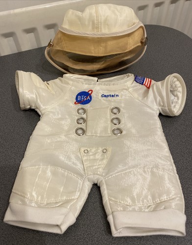 Vintage Bear Factory Spacesuit Astronaut Outfit & Helmet BFSA Captain ...