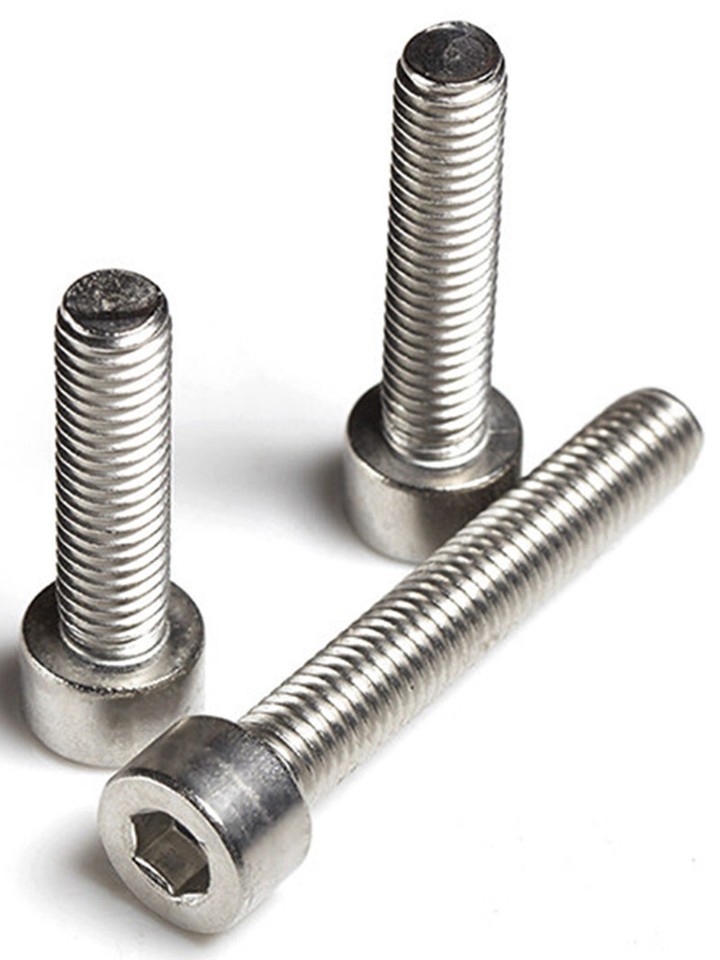 10/20/50/100pcs M3-M8 Allen Hex Socket Cap Head Screws Bolts 316 ...