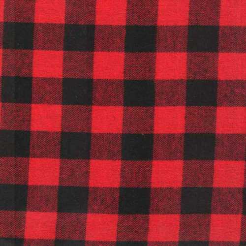 05792 Woven Black Red Logger Medium - Flannel Fat Quarter | eBay
