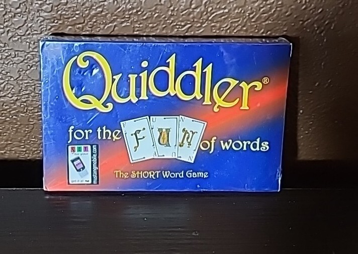 SET Enterprises 1998 QUIDDLER Card Game "The Short Word Game" SEALED ...