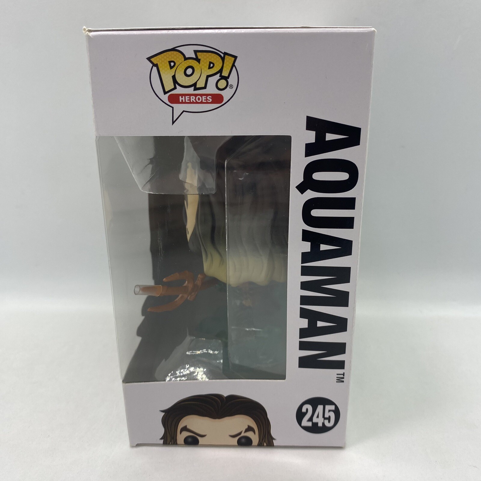 Funko Pop Aquaman Aqua Man 245 In Pop Protector | eBay