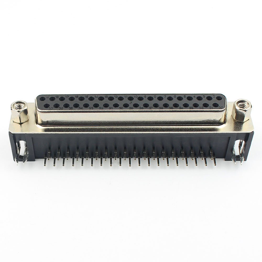 5Pcs D-SUB 37 Pin Female Right Angle PCB Socket Connector Adapter 2 ...