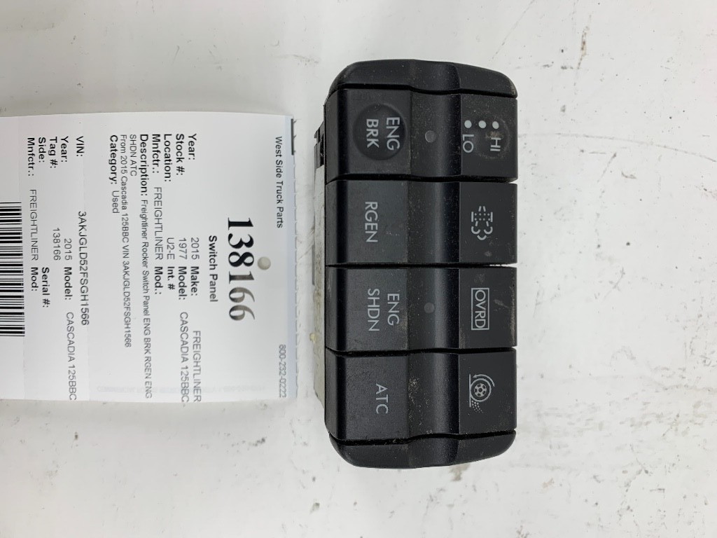 Freightliner Rocker Switch Panel ENG BRK RGEN ENG SHDN ATC | eBay