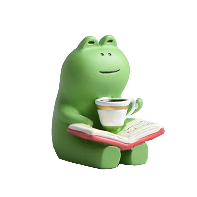 Fine Frog Figurine, Addition to Table Decorations Delightful Resin ...