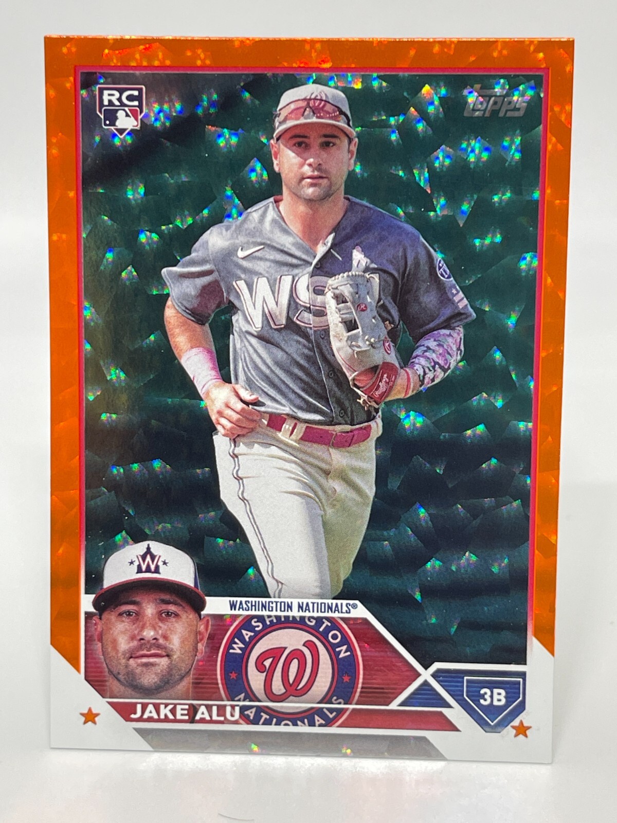 2023 Topps Update JAKE ALU Nationals rc #US25 Orange Foilboard 289/299 ...