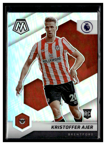 2021 Panini Mosaic EPL #76 Kristoffer Ajer Silver | eBay