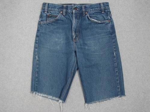 LF17428 NICE 1995 **LEVI'S** 505 DENIM CUT-OFF JEAN SHORTS 32 (msr 30 ...