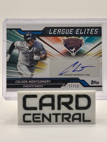 2025 Topps Pro Debut- Colson Montgomery #LEA-CM /50 (AU) | eBay